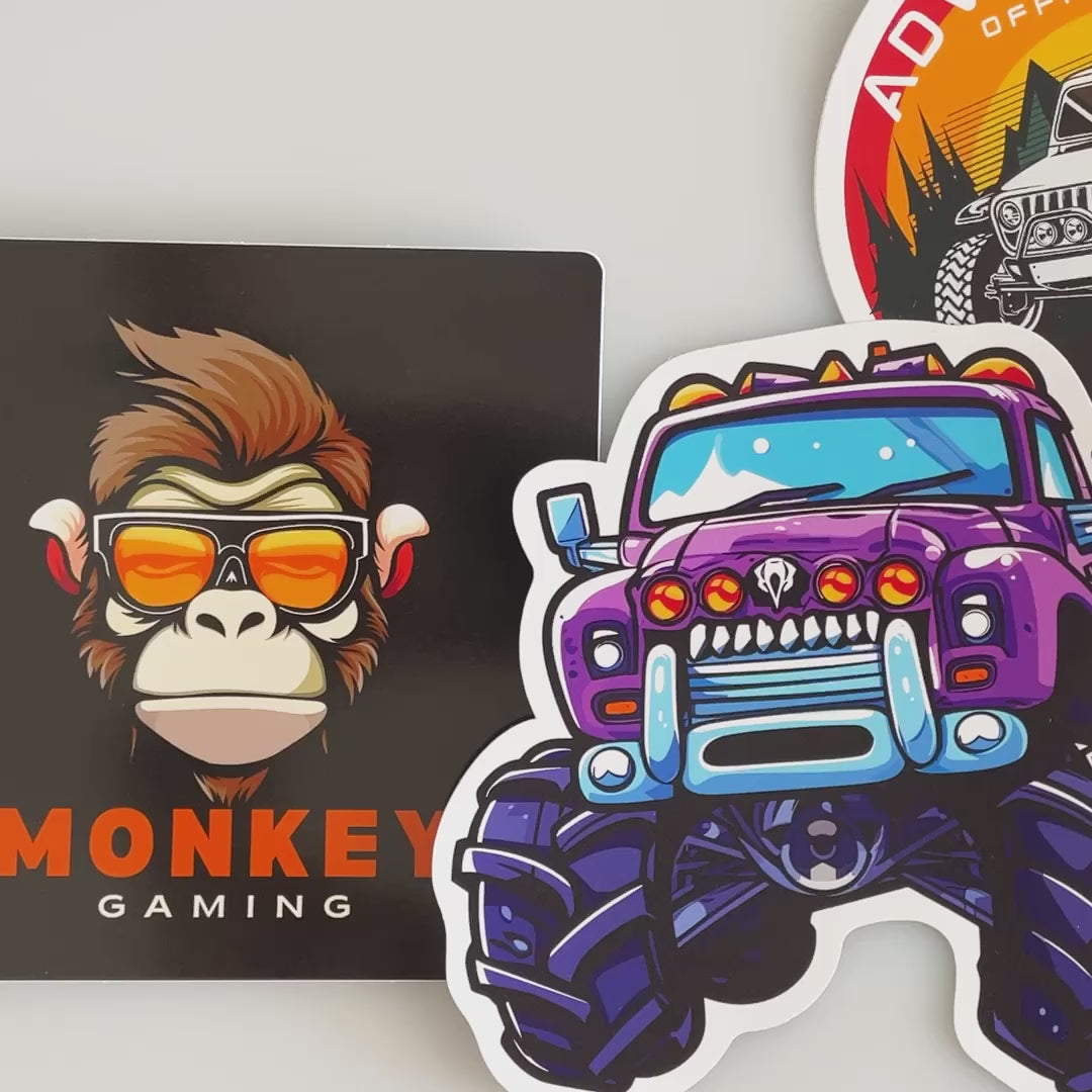 Custom Shape Die Cut Stickers Australia – Stickerama