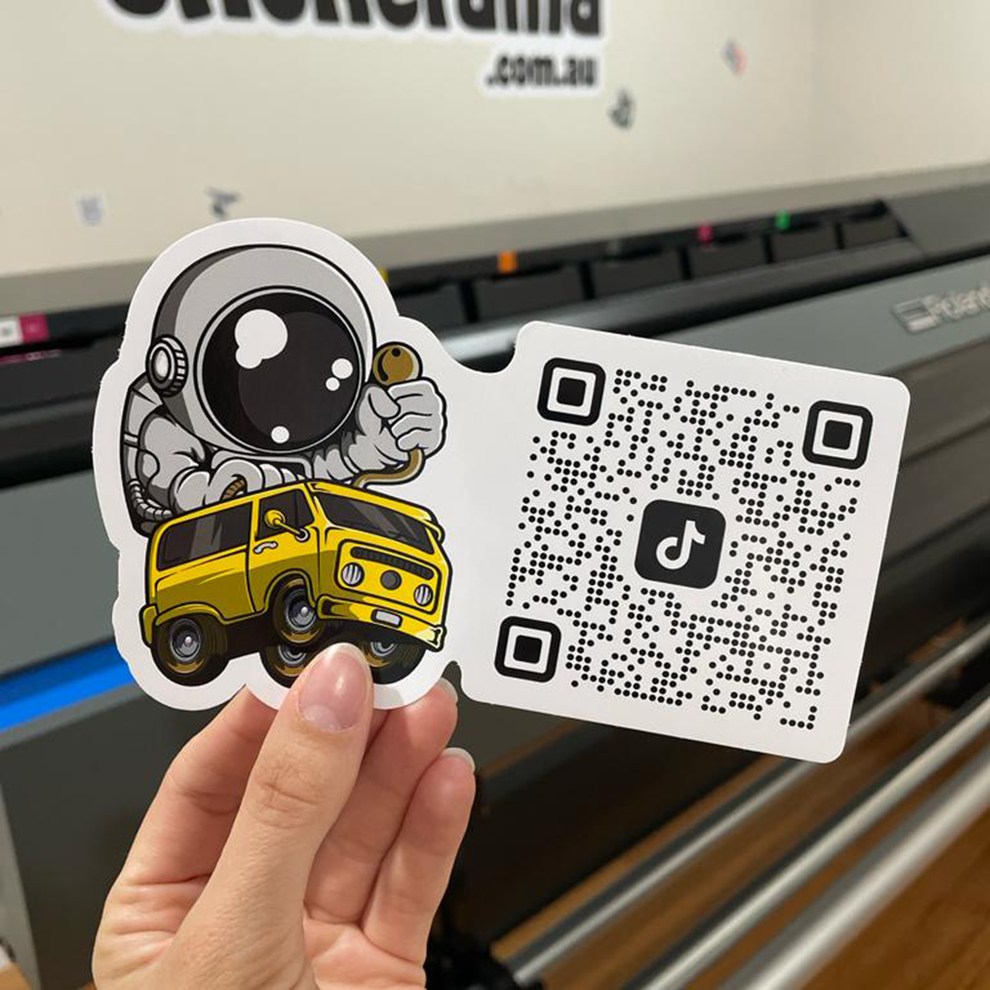 QR Code Stickers Australia – Stickerama